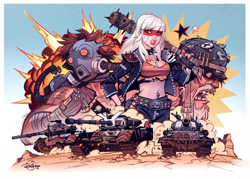 World of Tanks: Mercenaries – ‘Outcasts’ commanders by Tank Girl artist ...