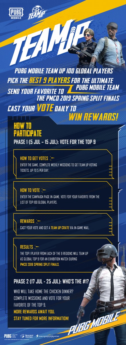 PUBG MOBILE, all-new ‘TEAM UP’ campaign – eSports News & Gaming Events