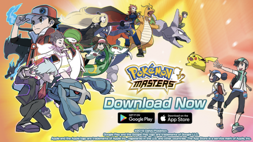 Pokémon Masters, strategy and battling mobile game is available ...