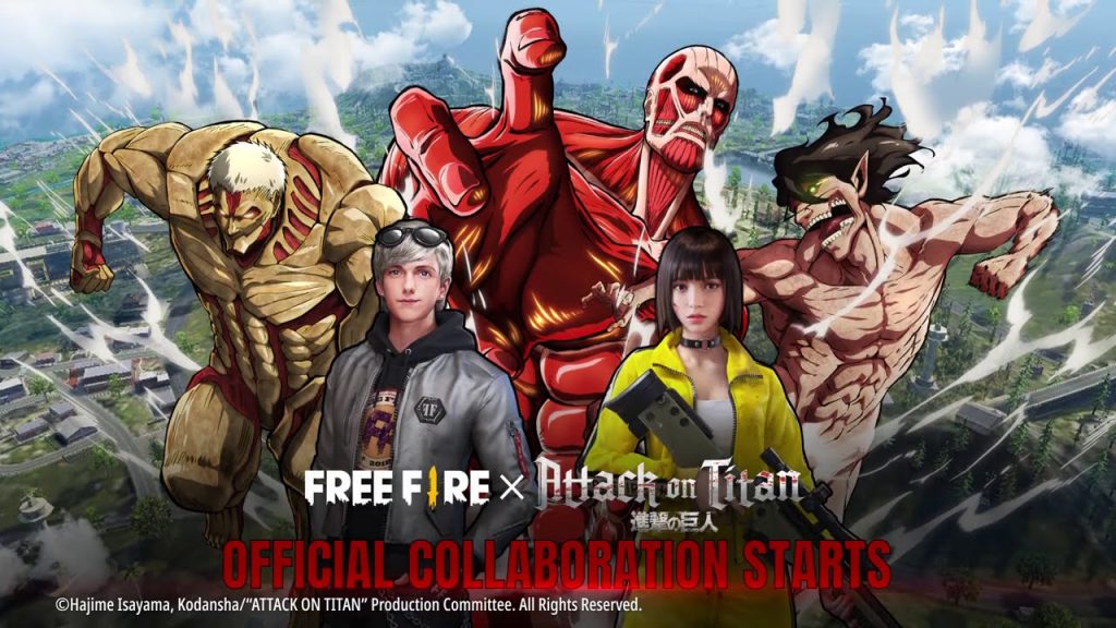 Free Fire, ‘Attack on Titan’ collaboration – eSports News & Gaming Events